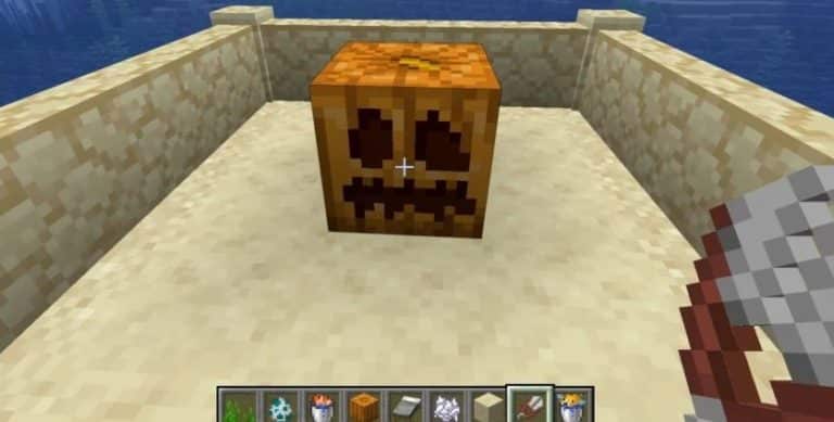How to Make a Carved Pumpkin in Minecraft - Super Easy!