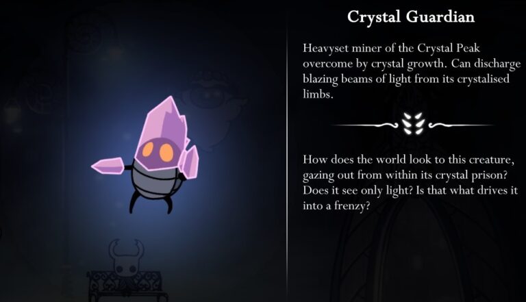Hollow Knight Crystal Guardian Boss Guide | A Shiny Beast